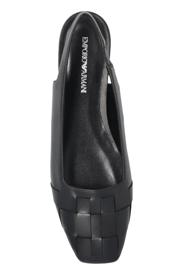 Emporio Armani Backless Ballet Flats