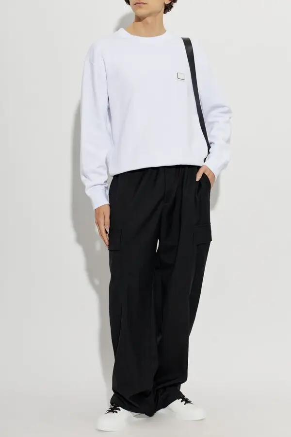 Dolce & Gabbana Sweatshirt With Logo Patch