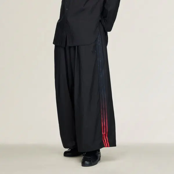 Adidas Y-3 Gradient 3-stripes Nylon Wide Pants