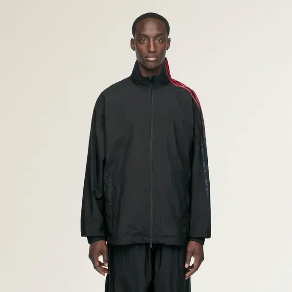 Adidas Y-3 Gradient 3-stripes Nylon Track Top - Black