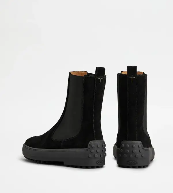 TOD'S Suede Chelsea Boots