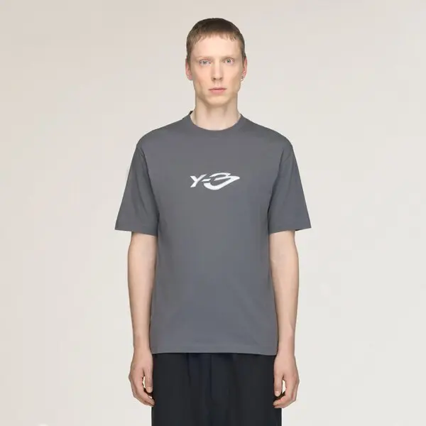 Adidas Y-3 Liquid Logo Short Sleeve Tee