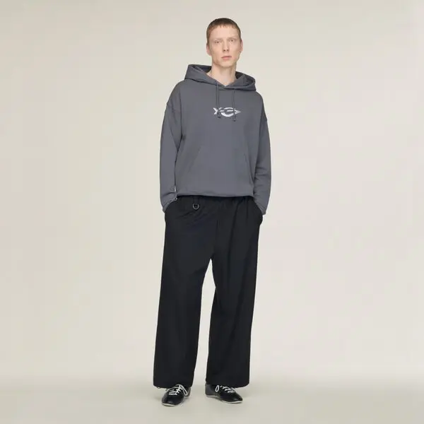 Adidas Y-3 French Terry Liquid Logo Hoodie