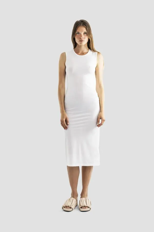 JIL SANDER Sleeveless Round-neck Dress
