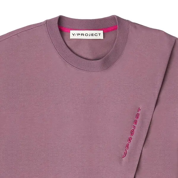 Y/project Logo-embroidered Organic Cotton T-shirt