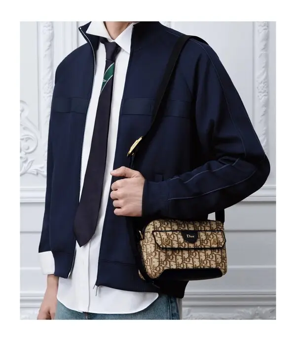 Dior Mini Pocket Jett Zipped Messenger Bag