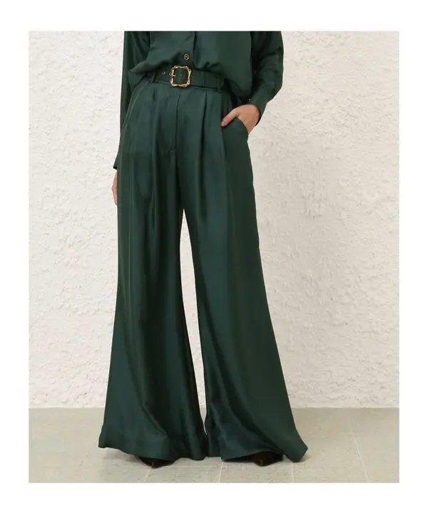 Zimmermann Pavilion Double Tuck Pants