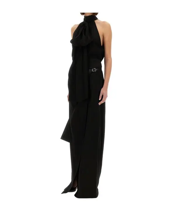 TOM FORD Sleeveless Lavalliere Blouse