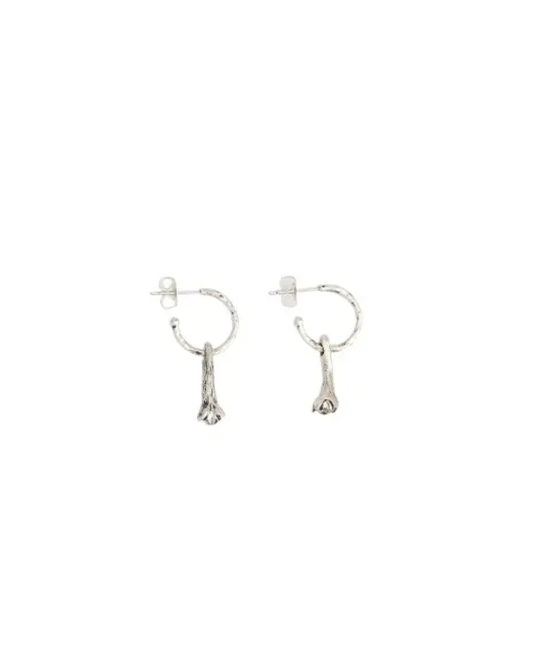 LEMAIRE Drop Hoop Earrings