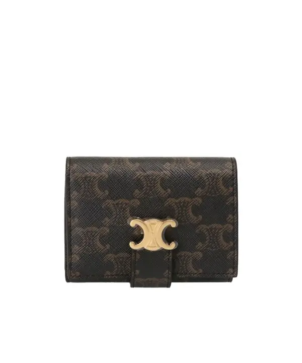 Celine Fine Strap Wallet Nino In Triomphe Canvas