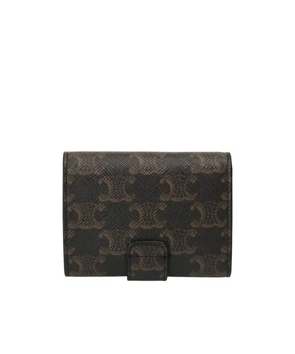 Celine Fine Strap Wallet Nino In Triomphe Canvas
