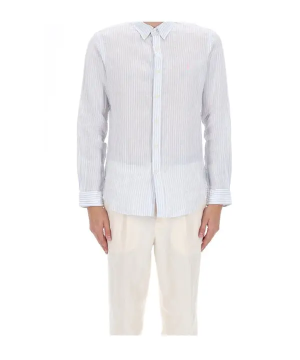 Polo Ralph Lauren Logo Embroidered Striped Shirt
