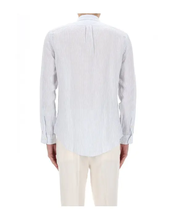 Polo Ralph Lauren Logo Embroidered Striped Shirt