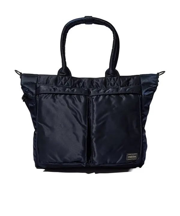 PORTER-YOSHIDA & CO Tanker Large Double Handle Shoulder Bag - Black