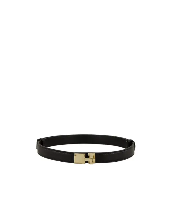 TOM FORD Embossed Leather Slim Belt