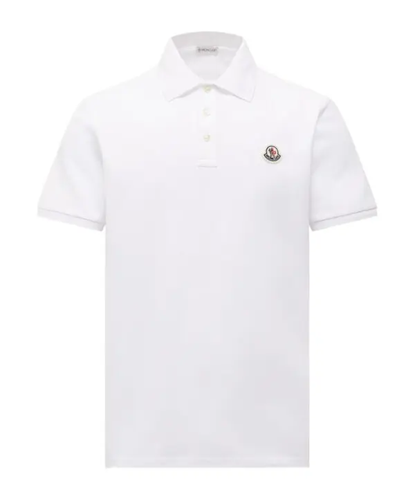 Moncler Logo Patch Short-sleeved Polo Shirt