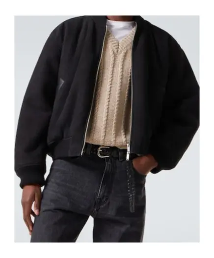 Studio Nicholson X Aaron Levine Berkeley Suede Bomber Jacket