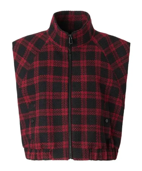 Pinko Plaid Vest