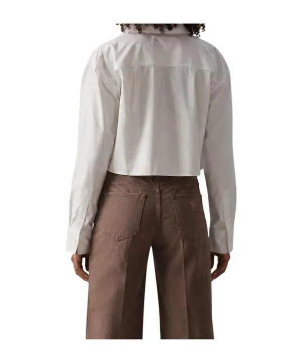 Calvin Klein Long Sleeve Shirt With Embroidered Logo - No
