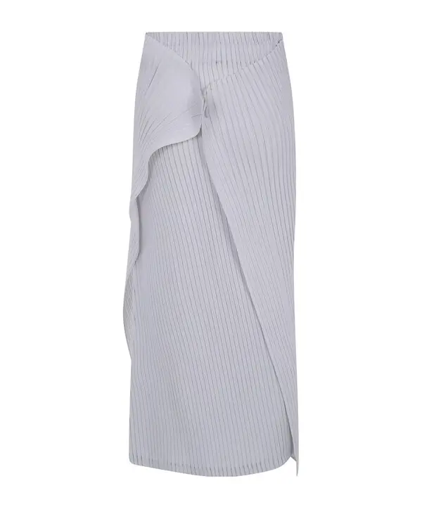 Issey Miyake Pleated On Pleats Long Skirt
