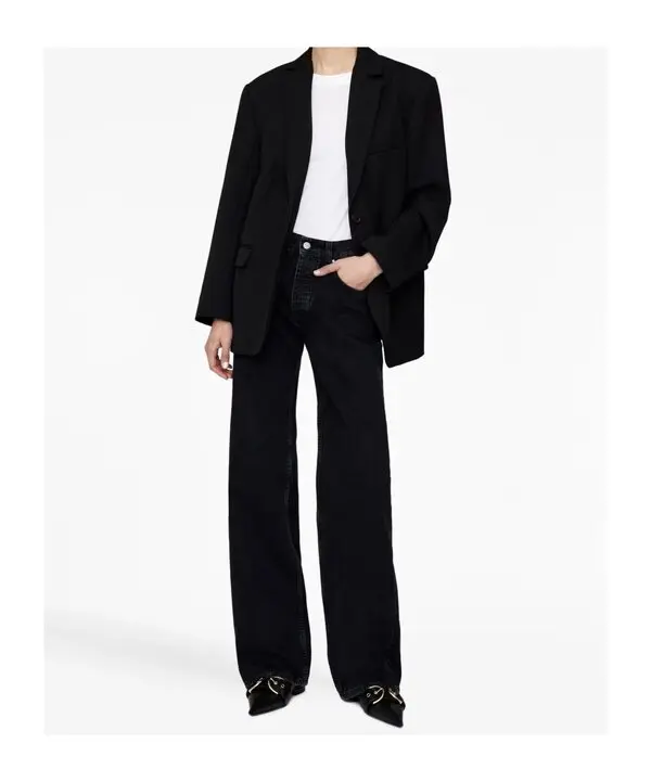 ANINE BING High-rise Straight Jeans