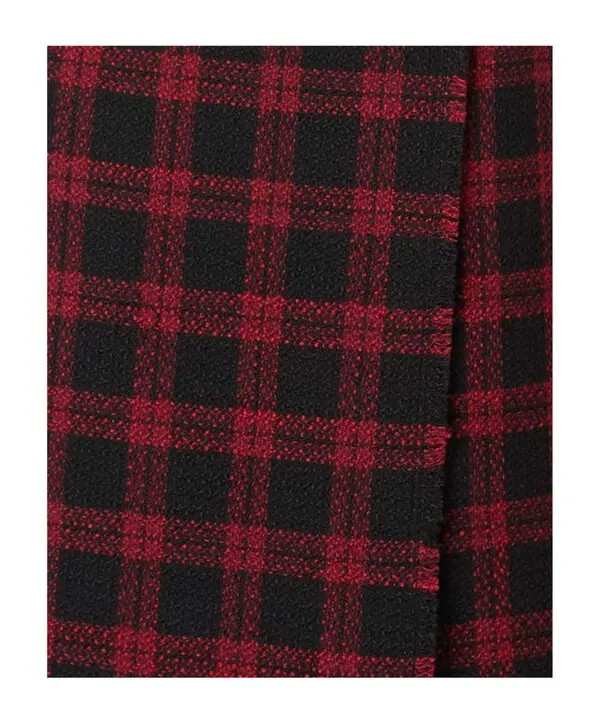 Pinko Plaid Midi Skirt