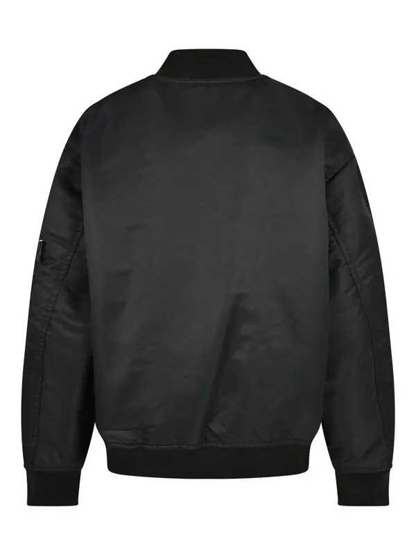 COURREGES Long-sleeved Zip-up Bomber Jacket