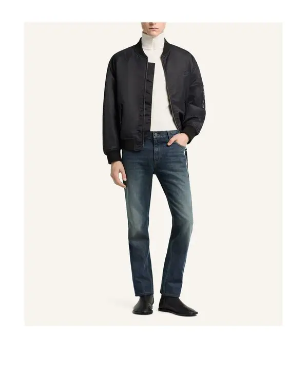 COURREGES Long-sleeved Zip-up Bomber Jacket