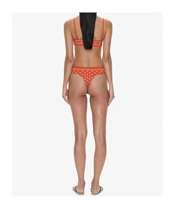 Christopher Esber Ruffled Strapless Bikini Top With Center Accessory