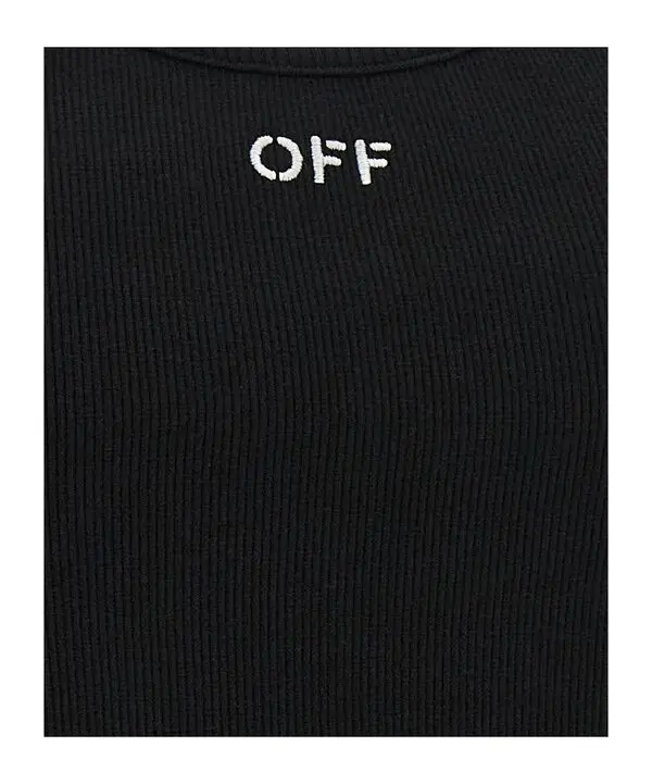 Off-White Off Stamp" Ribbed Tank Top