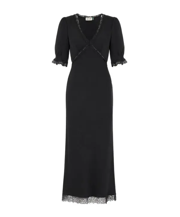 Rixo Annina Lace-trim Maxi Dress - No