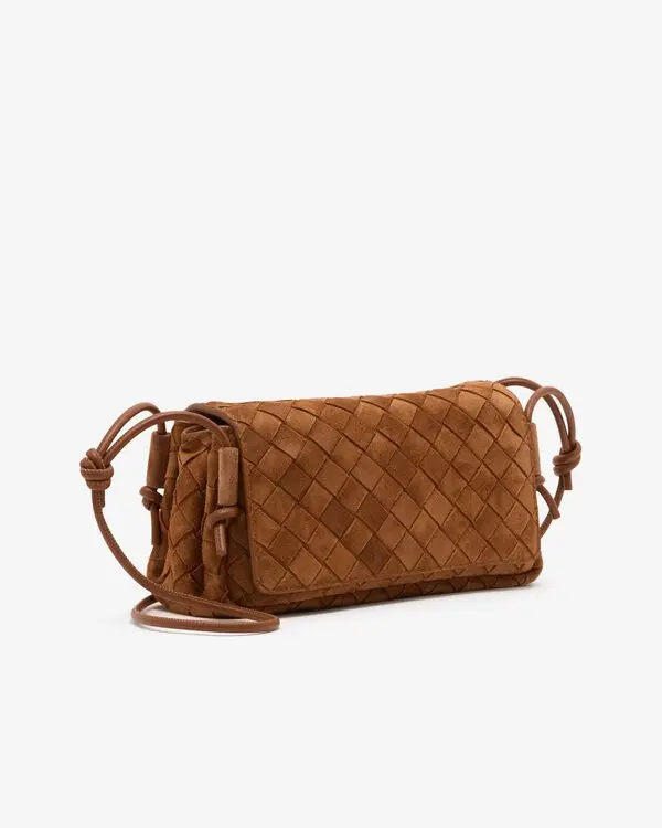 Bottega Veneta Flap Shoulder Bag - Amber