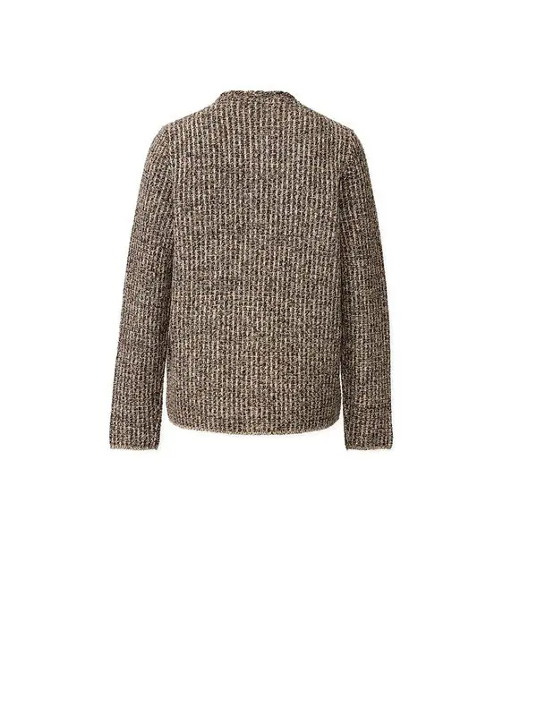 Fabiana Filippi Sequined Zip-up Tweed Jacket - Ebony