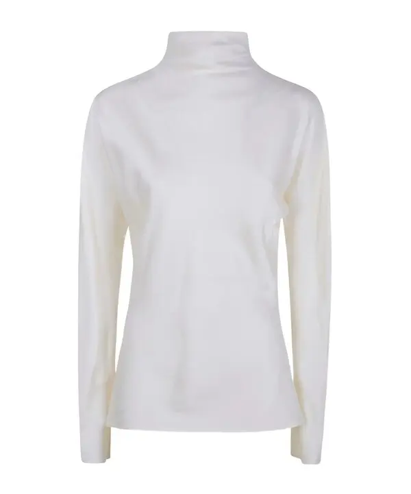 RÓHE Button-back High-neck Top - No
