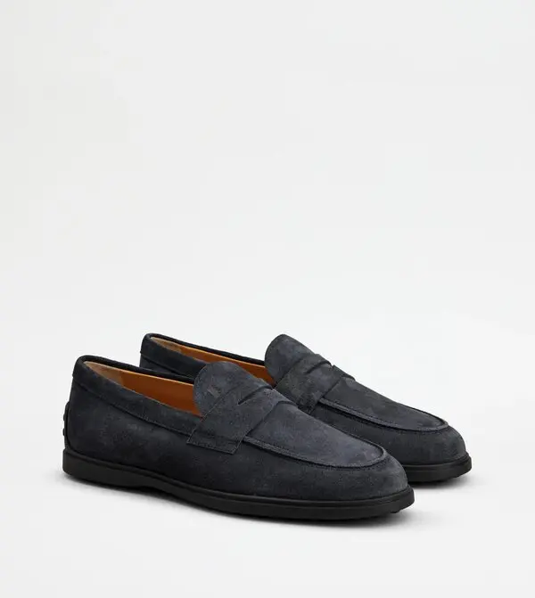 TOD'S Suede Slip-on Loafers