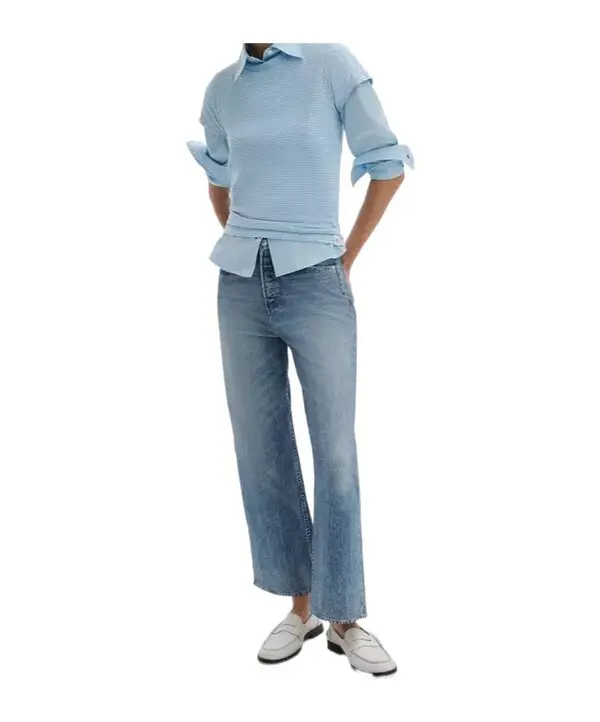 RAG  BONE Rag Bone Miramar Andi Ankle Wide-leg Jeans