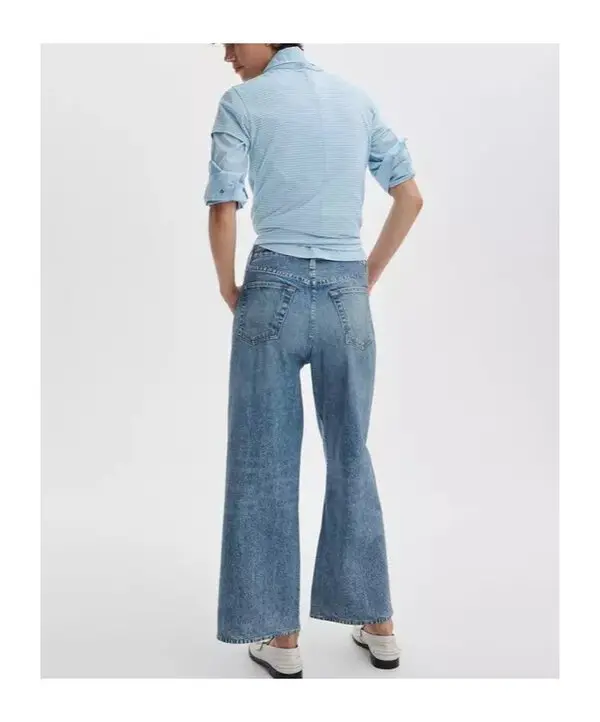 RAG  BONE Rag Bone Miramar Andi Ankle Wide-leg Jeans