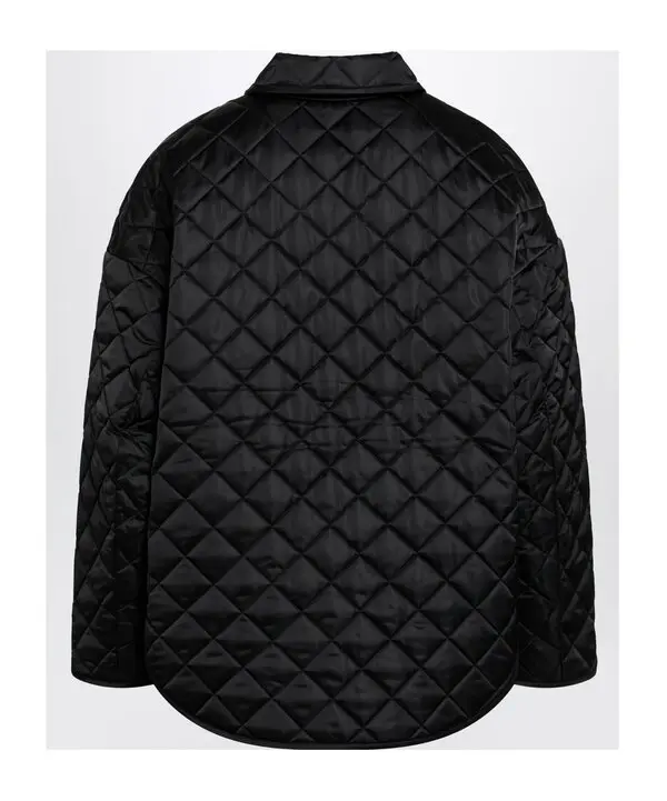 TOTEME Quilted Collared Long-sleeved Casual Jacket - No