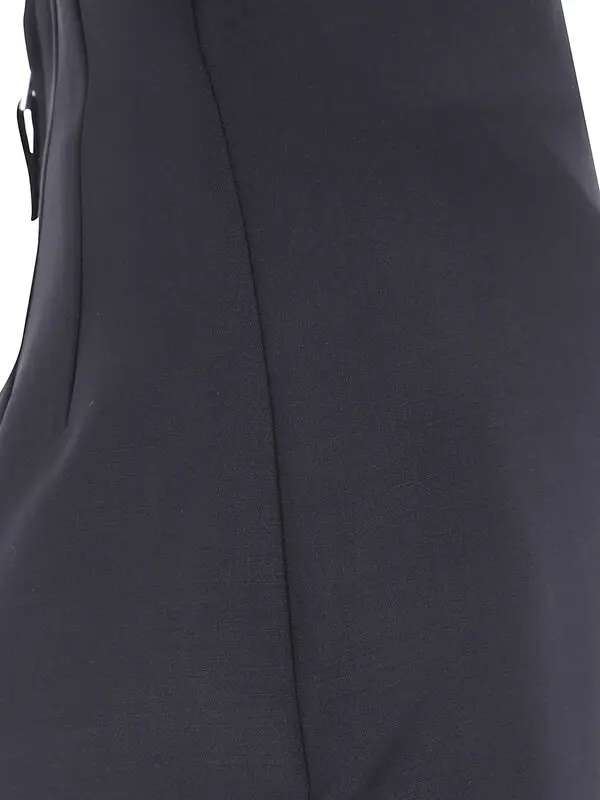 Rick Owens Back Slit Midi Skirt