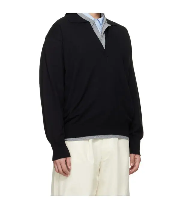SSSTEIN Long-sleeved Polo Shirt