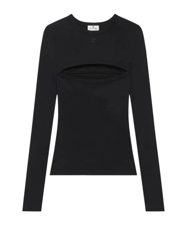COURREGES Openwork Long-sleeved Knitwear