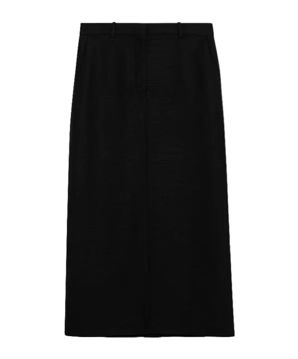 TOTEME Belt Loop Midi Skirt - Black
