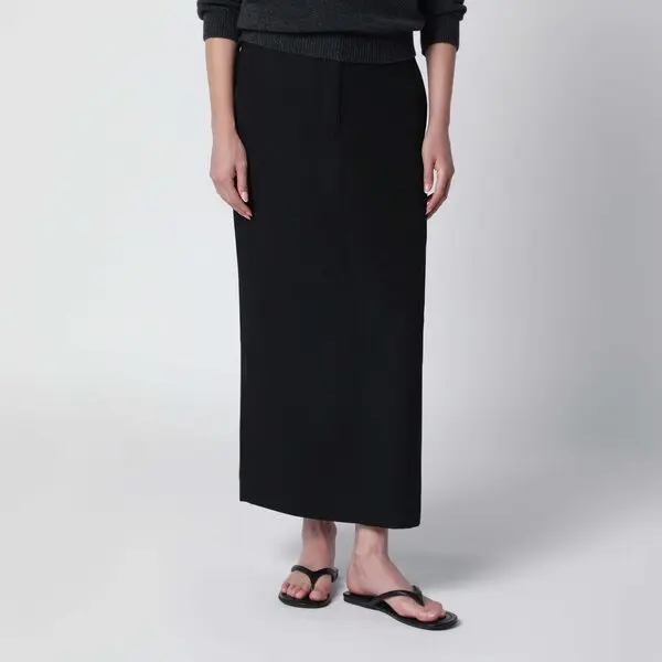 TOTEME Belt Loop Midi Skirt