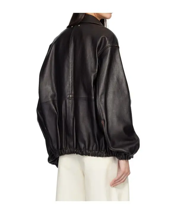 SSSTEIN Zippered Leather Jacket