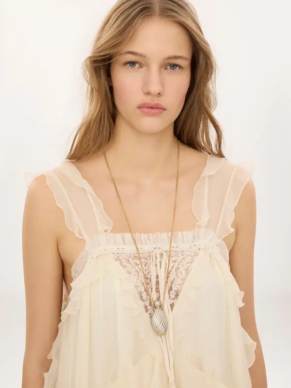 Chloé Fluted Amphora-pendant Necklace