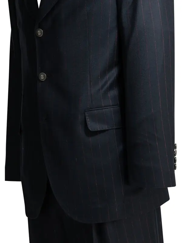 Brunello Cucinelli Long-sleeved Suit Jacket And Trousers Two-piece Set