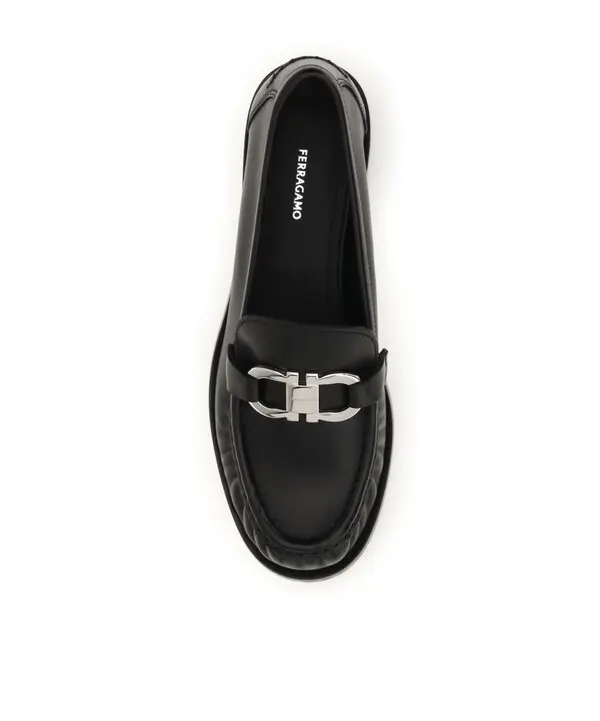 FERRAGAMO Leather Loafers