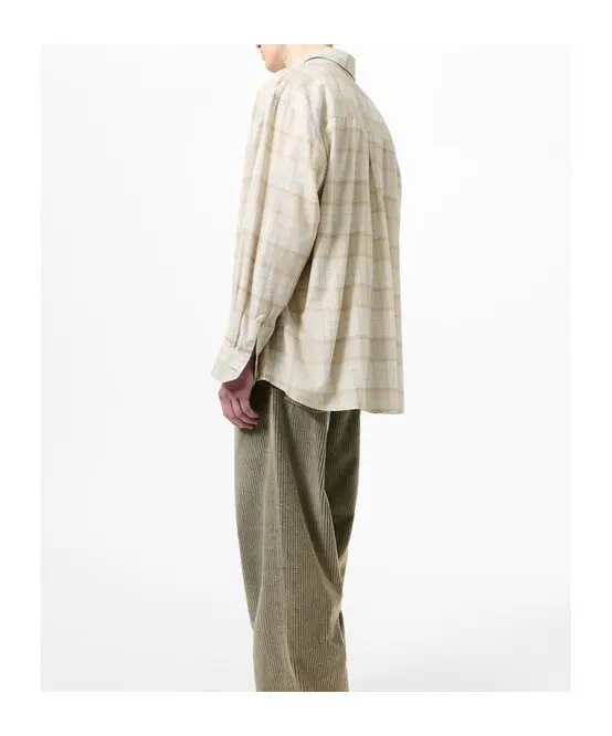 Our Legacy Borrowed Checked Oversized Shirt - No