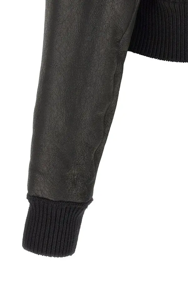 Rick Owens Flight Jkt Cropped' Bomber Jacket