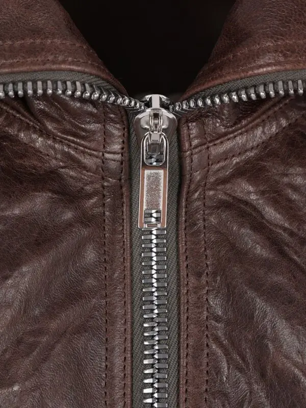 Rick Owens Cropped Zip-up Bomber Jacket - Black